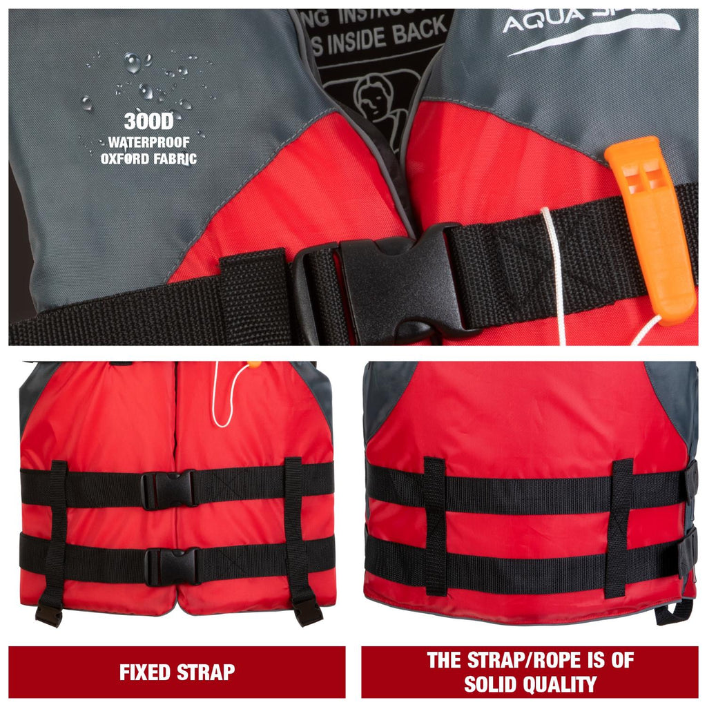 Aqua Spirit Life Jacket Lightweight & Comfortable For Watersport Activ ...