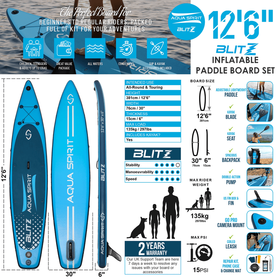 Shop Inflatable Paddle Boards | Best Paddle Aquatic Boards In UK | Aqua ...